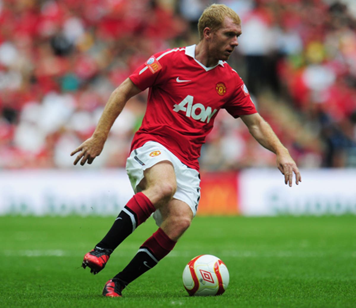 Paul Scholes announces Manchester United retirement | The Independent ...