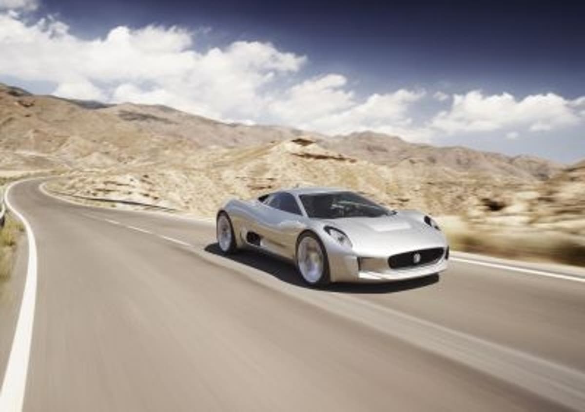British marque unveils jet-powered supercar in Paris | The Independent ...