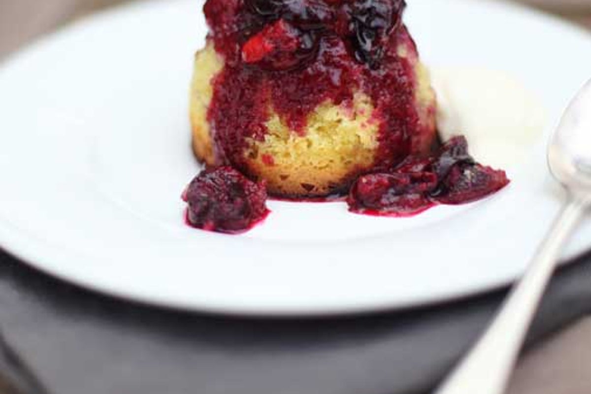 Steamed pudding with damsons | The Independent | The Independent