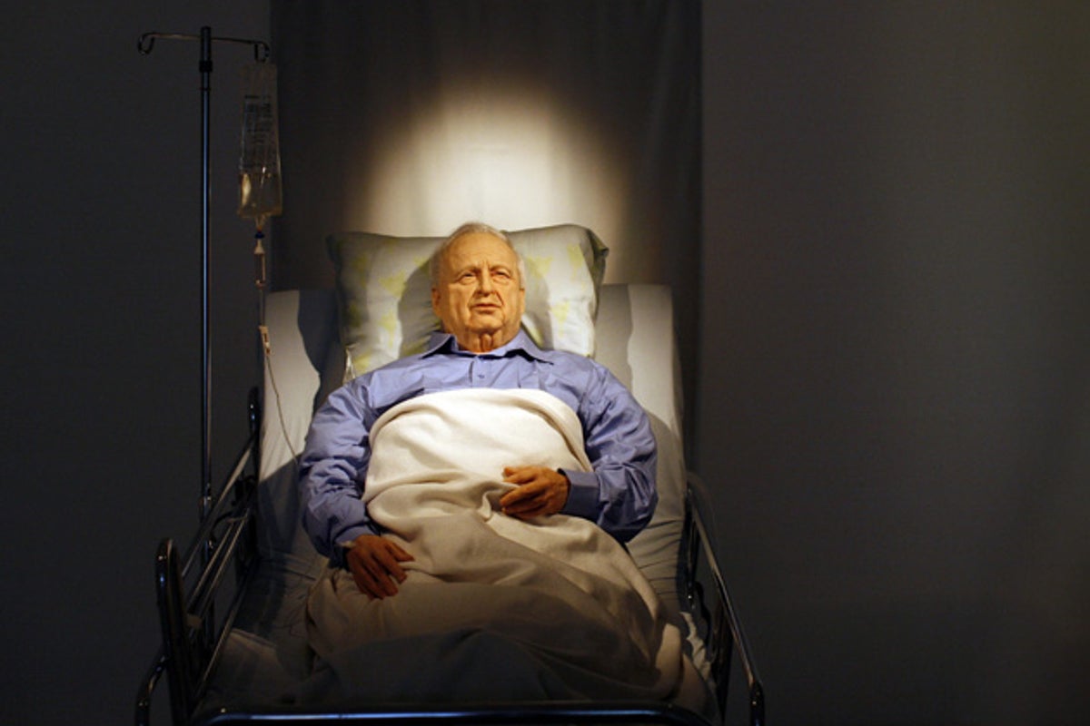 Israel divided over sculpture of Sharon in a coma | The Independent ...
