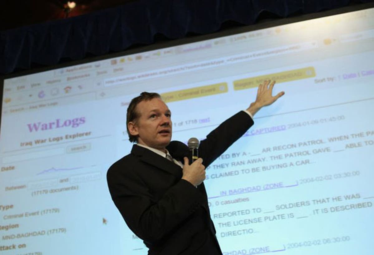 This is about the truth, says Wikileaks founder | The Independent | The ...