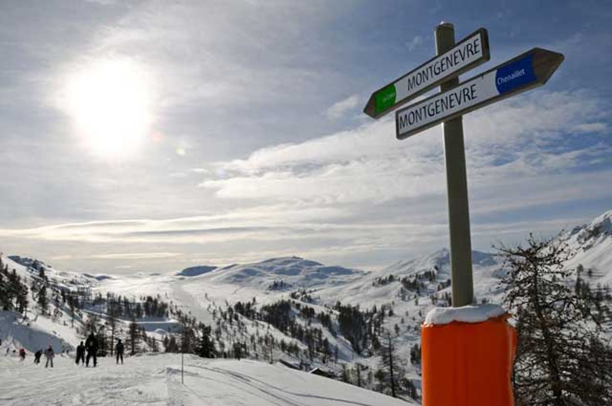 Border crossings: The French resort of Montgenèvre has plenty of ...