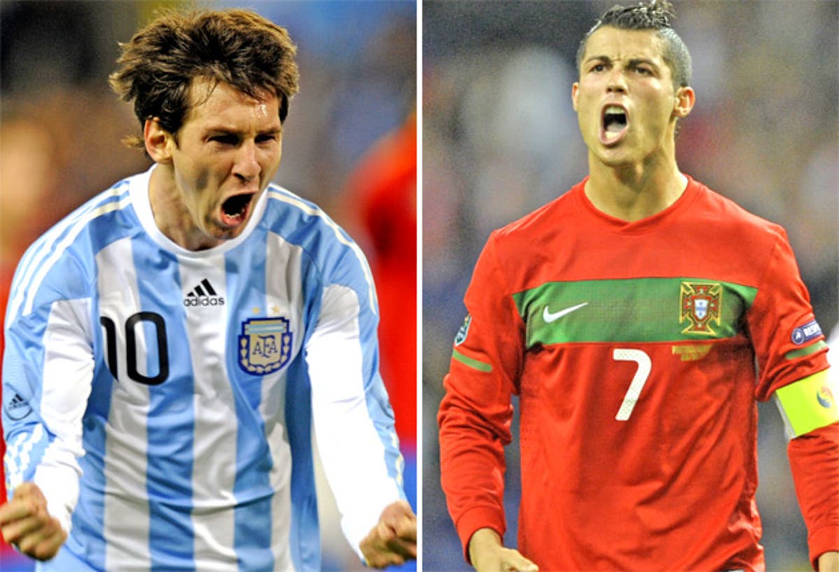 Finally, Ronaldo and Messi meet on national stage | The Independent ...