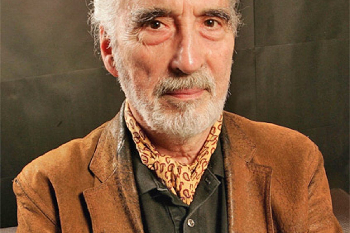 Sir Christopher Lee honoured for a lifetime of haunting roles | The ...