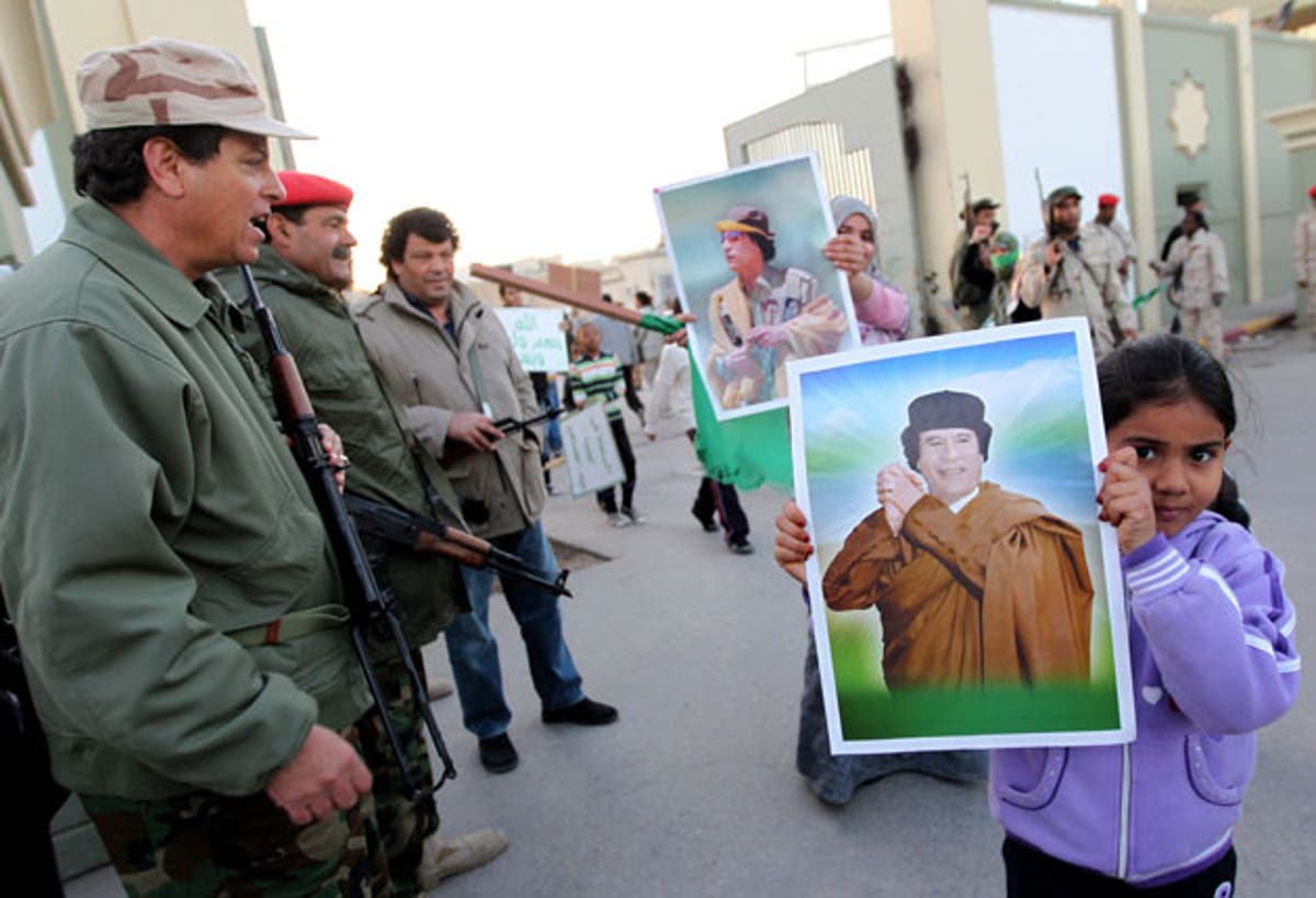Loyalists shout for their leader – but Gaddafi is nowhere to be seen ...