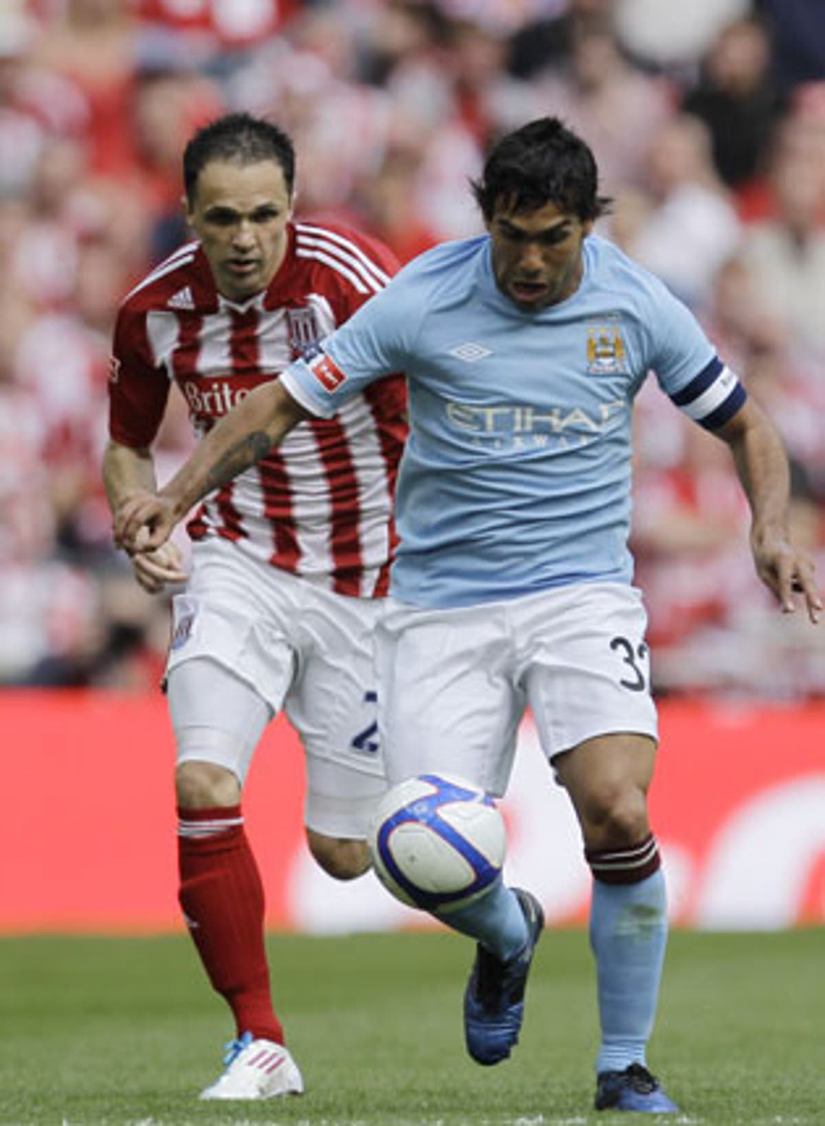 Tevez's legs were still willing – but his heart clearly lies elsewhere ...