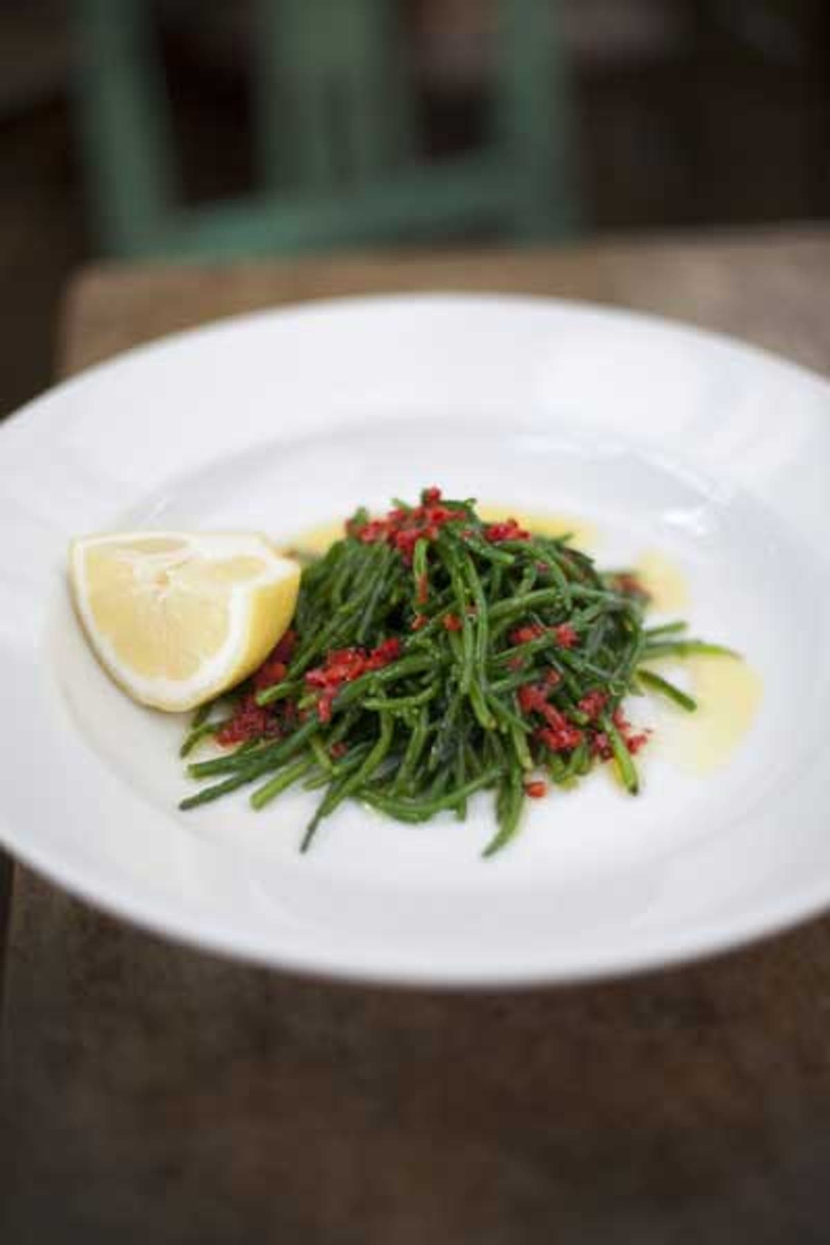 Samphire with red chilli and olive oil | The Independent | The Independent