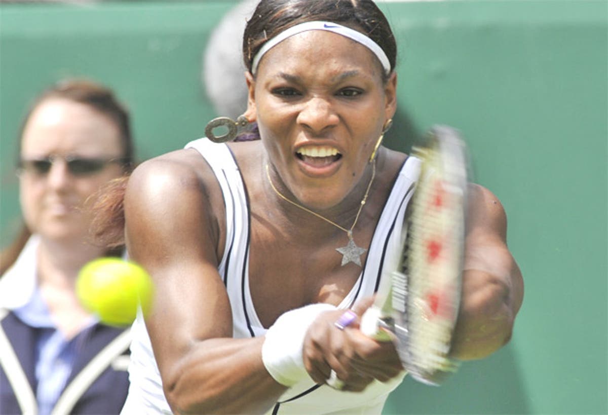 Tearful Serena wobbles but regroups | The Independent | The Independent