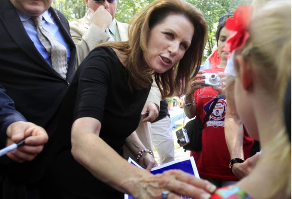 Bachmann presidential bid hits the buffers with John Wayne 'killer ...