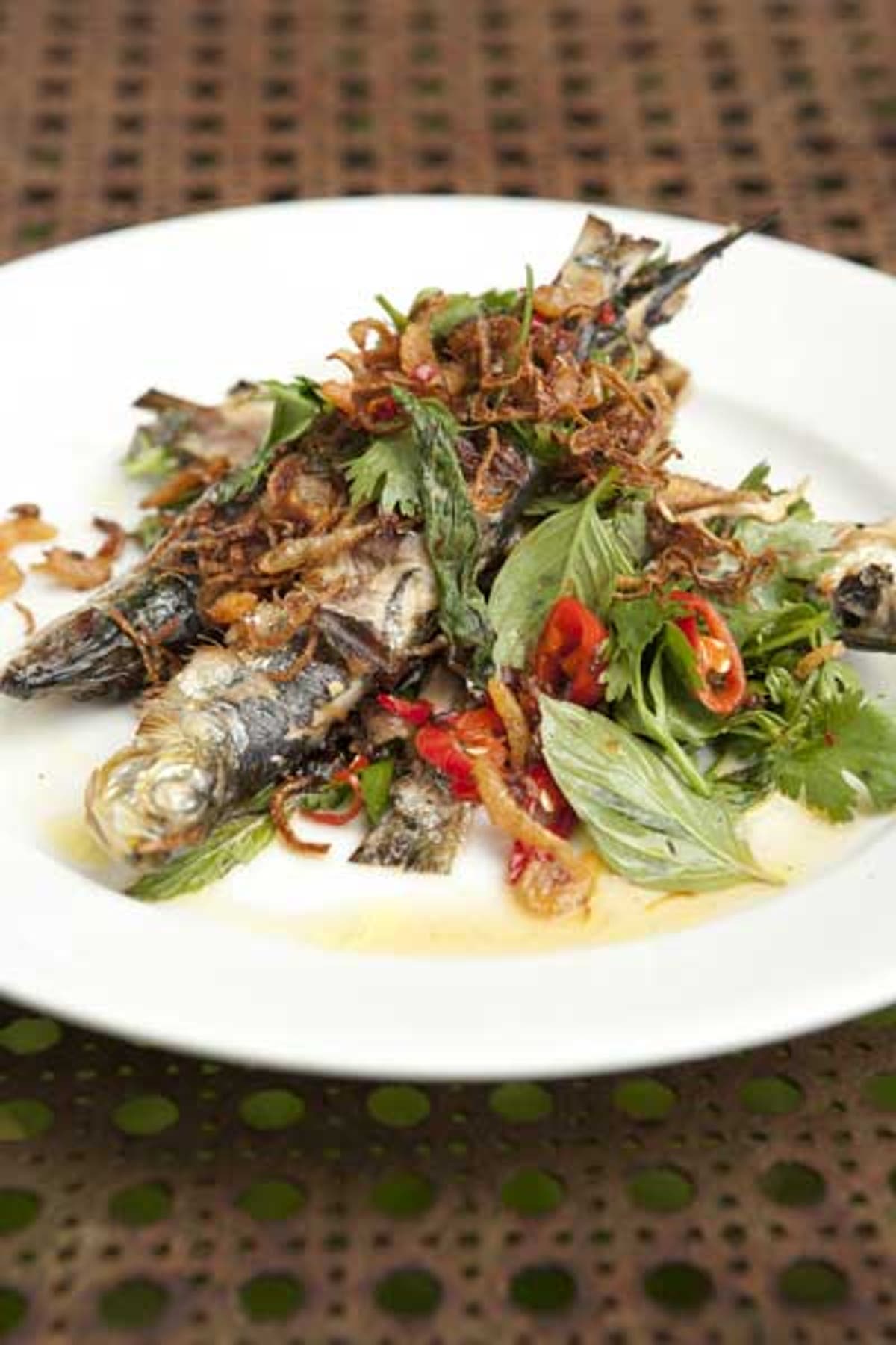 Grilled sardines with tamarind, coriander, chilli and ginger | The ...