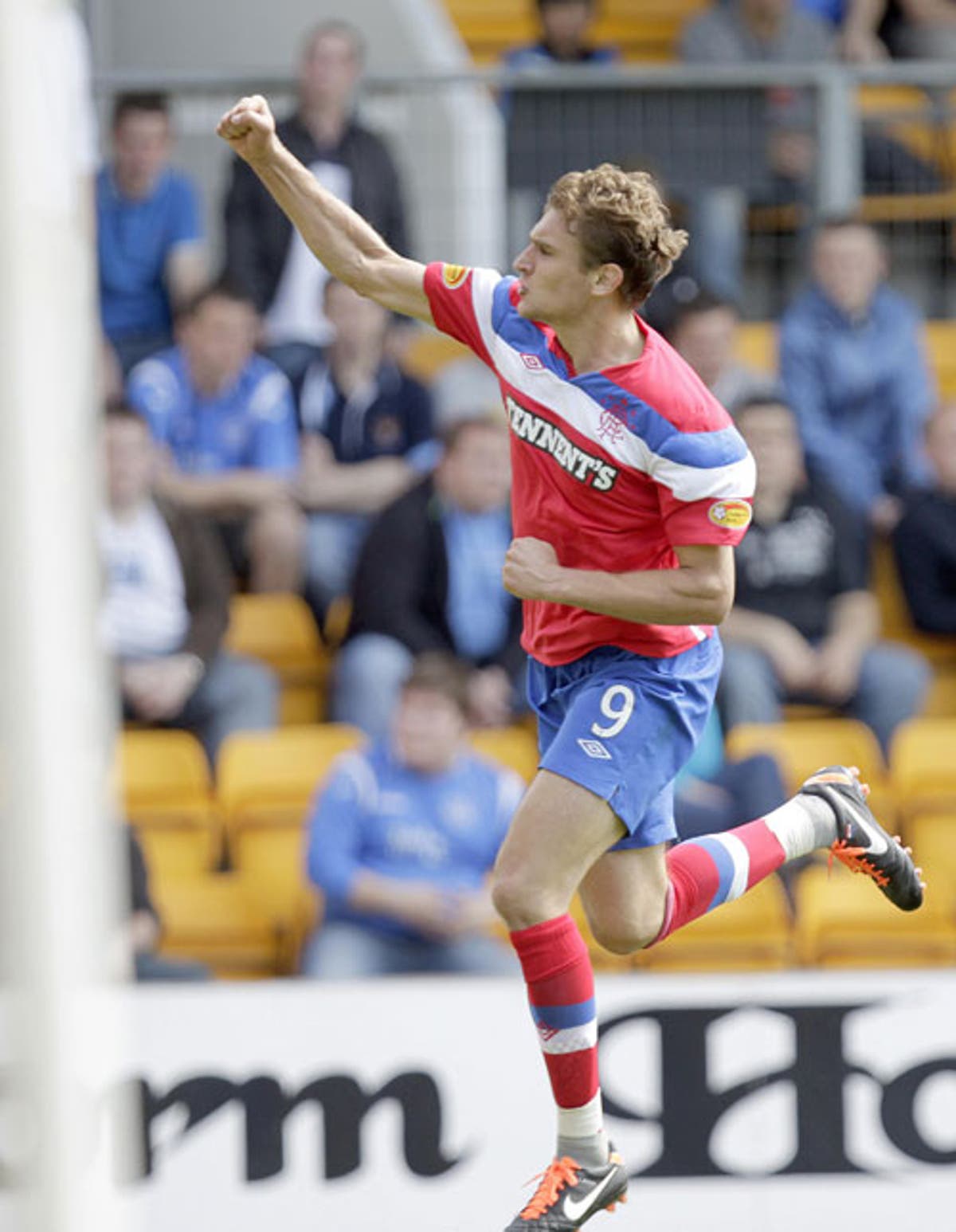 Jelavic leads Rangers to laboured victory | The Independent | The ...