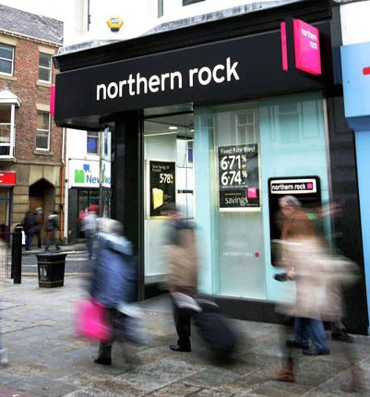 Northern Rock reports reduced half-year losses | The Independent | The ...