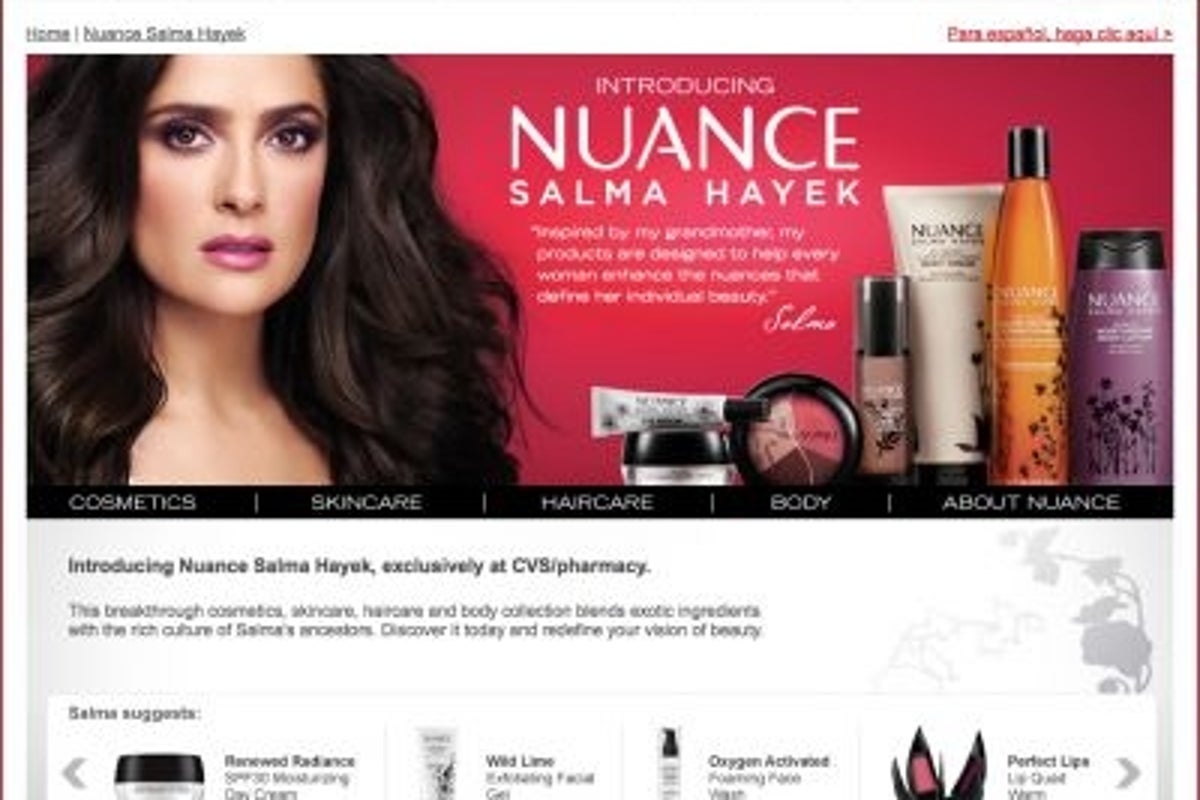 CVS launches Nuance beauty line with Salma Hayek | The Independent ...