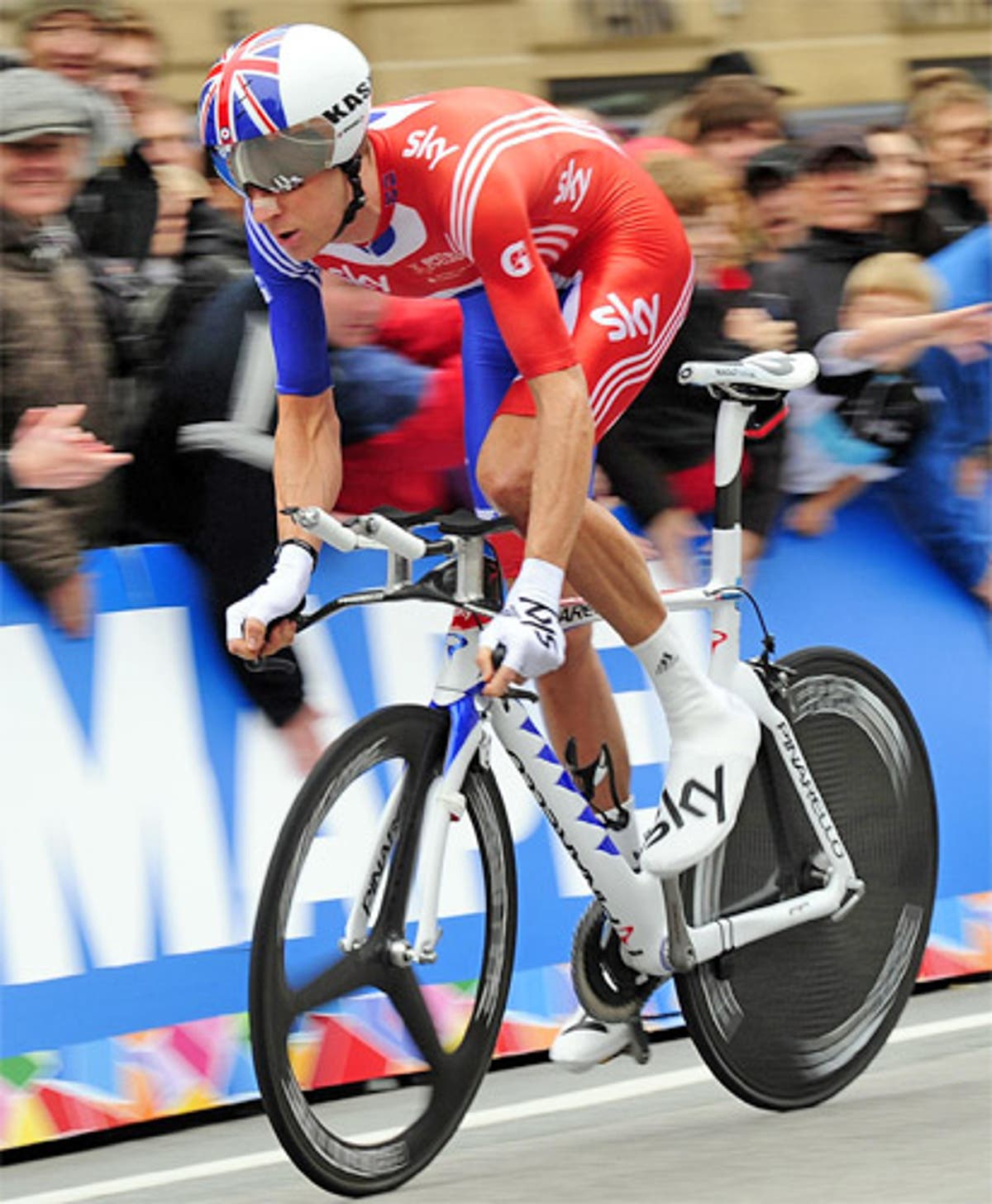 Cycling: Wiggins uses head to clinch first road medal | The Independent ...