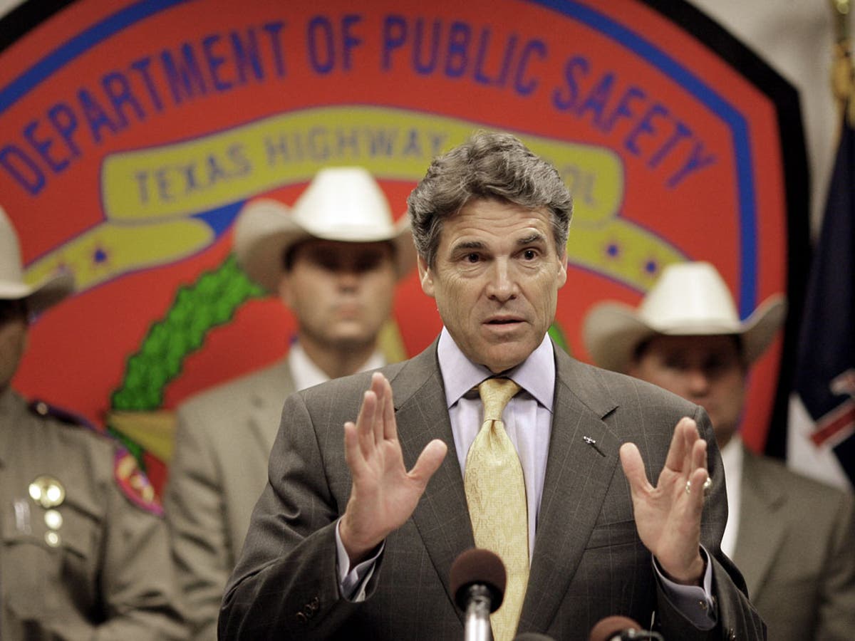 Perry attacked over hunting camp with racist name | The Independent ...