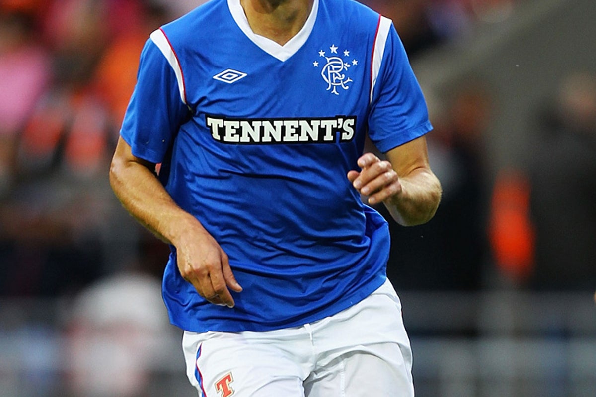 Jelavic double keeps Rangers on the high road | The Independent | The ...