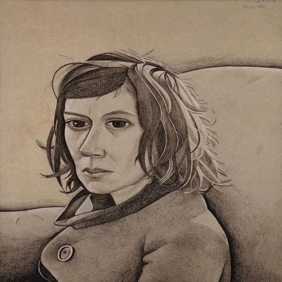 Lucian Freud Portraits Pencil