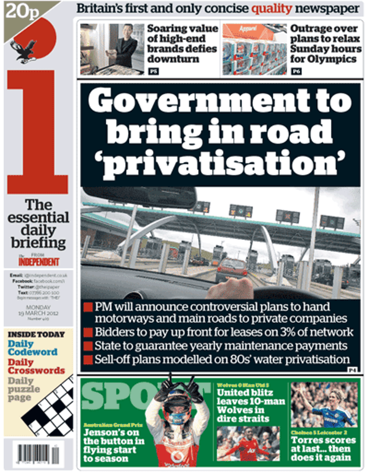 i Editor's Letter: Get yourself checked out | The Independent | The ...