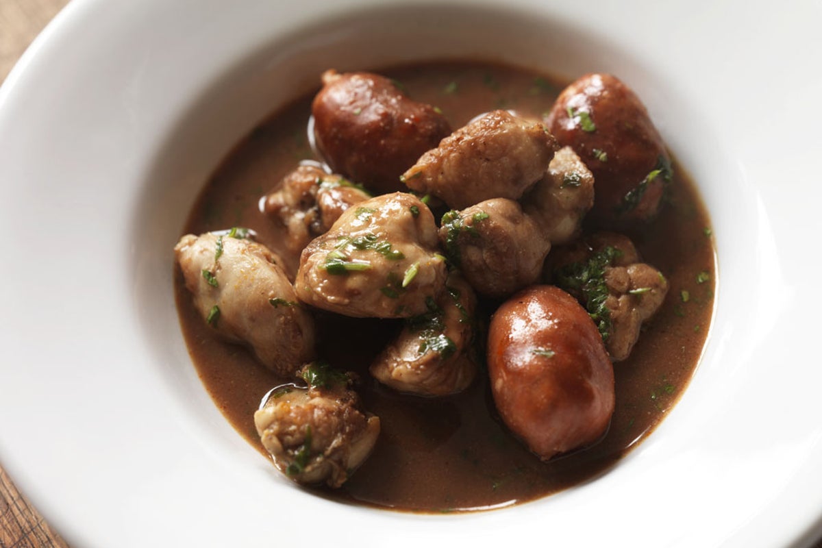 Sweetbreads and chorizo | The Independent | The Independent
