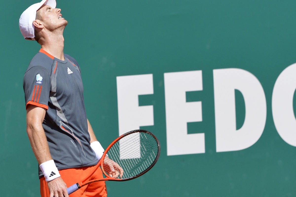 Angry Andy crashes out but claims he is learning on clay | The ...