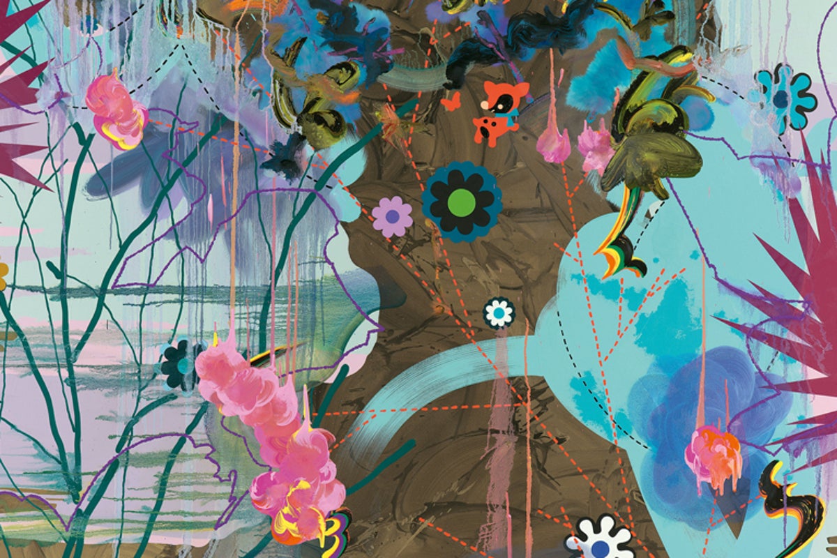 Fiona Rae, Maybe You Can Live on the Moon in the Next Century, Leeds ...