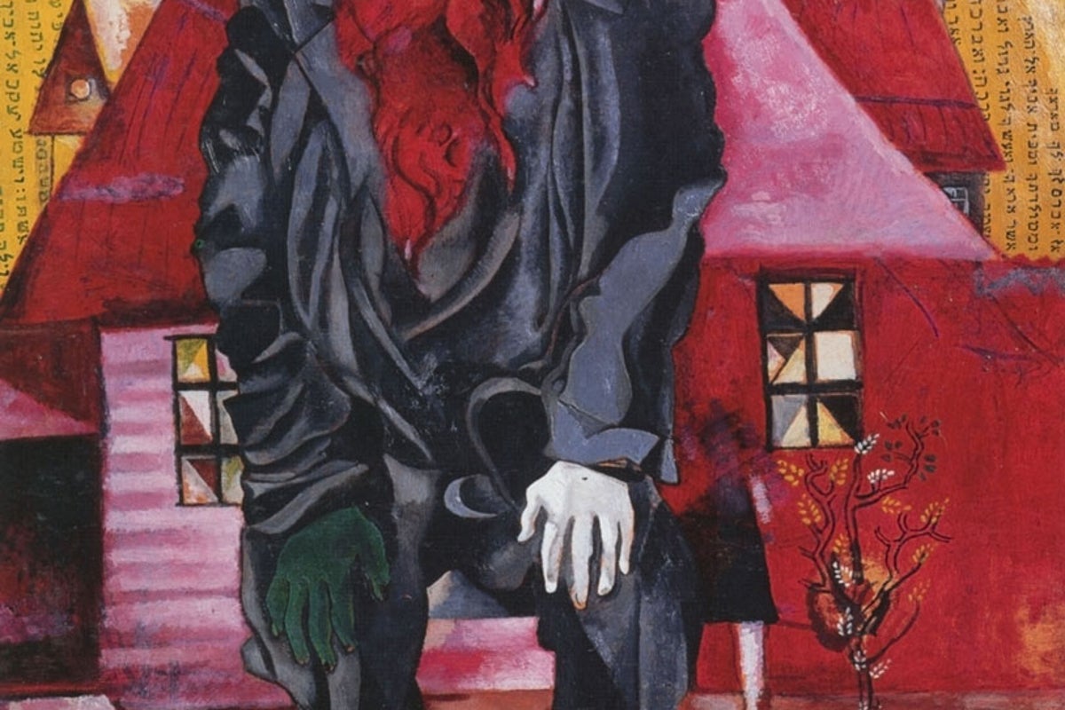 Great Works: The Red Jew, 1914-15 (100cm x 80.5cm) by Marc Chagall ...