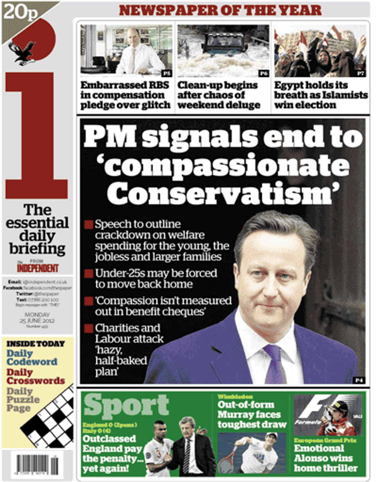 i Editor's Letter: Tension for the Murrays | The Independent | The ...