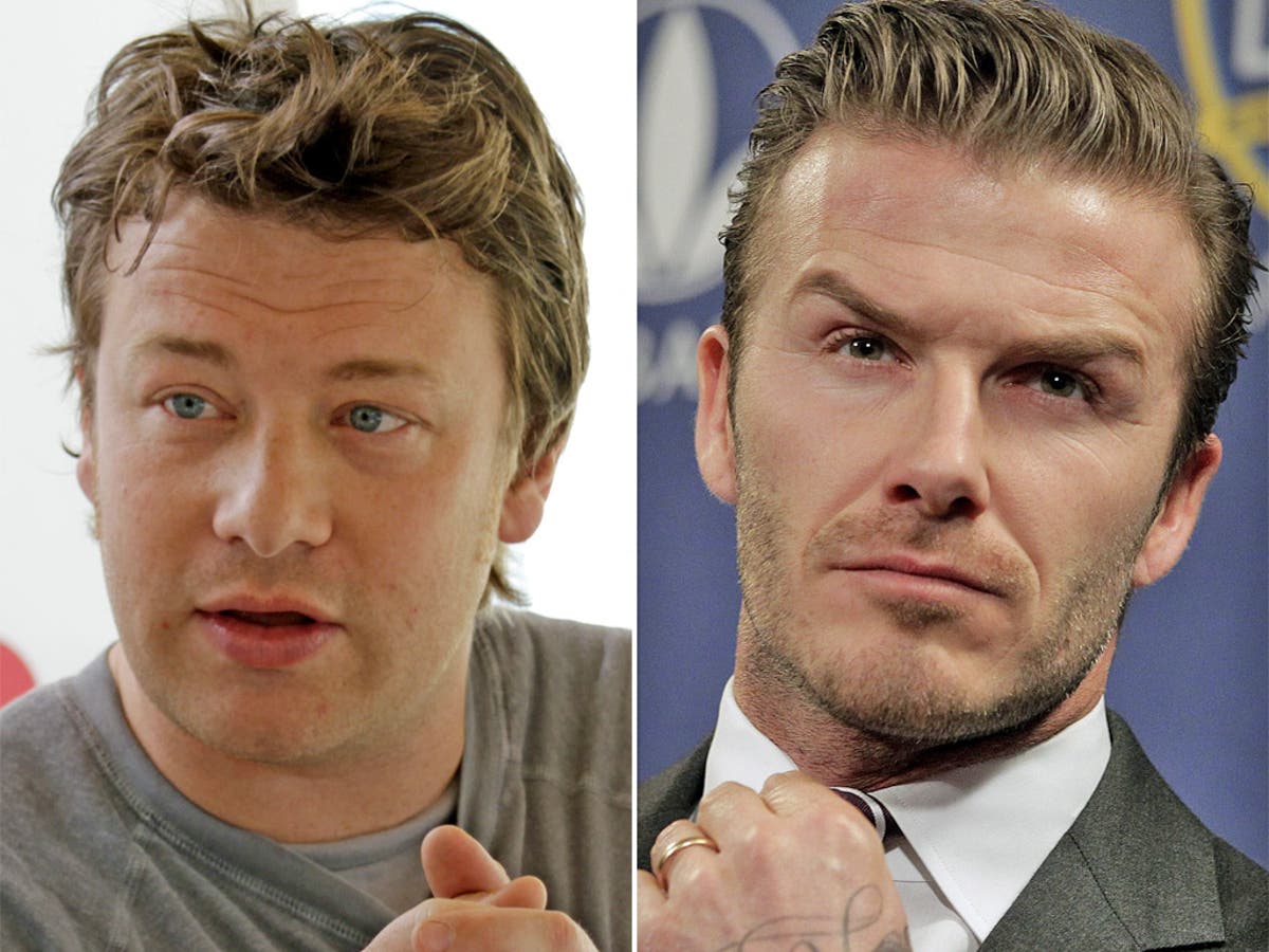Jamie Oliver picks a fight with David Beckham over his junk food ...