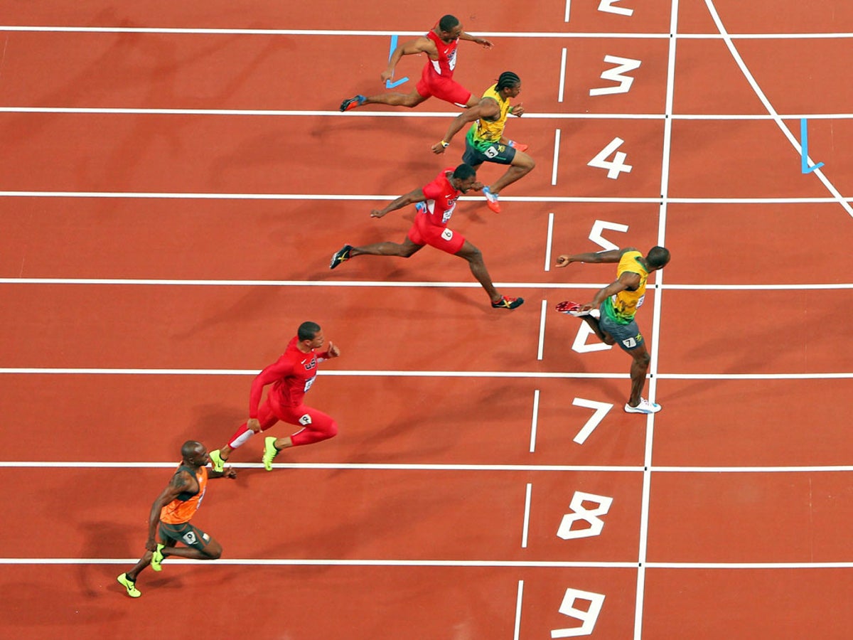 Yohan Blake And Usain Bolt Pose