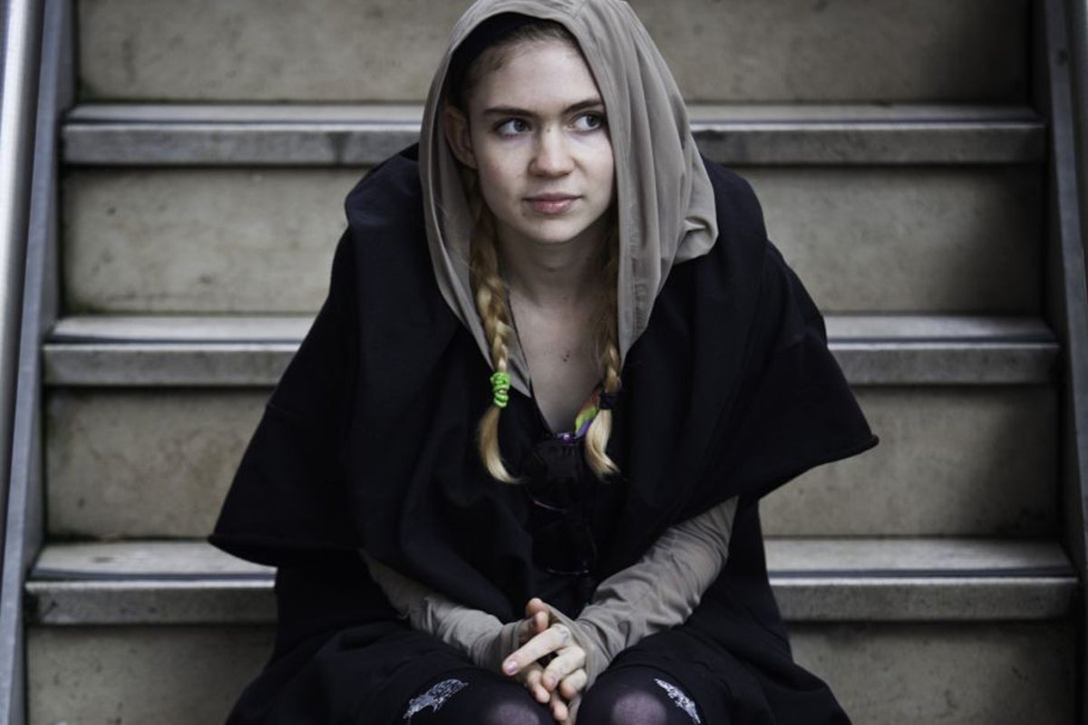 Grimes: Hooded and booted | The Independent | The Independent