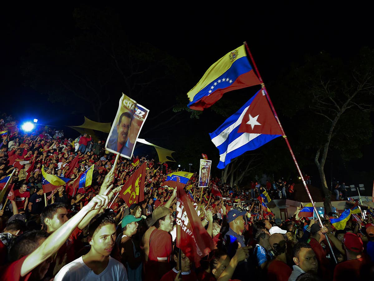 Hugo Chavez wins re-election in Venezuela | The Independent | The ...