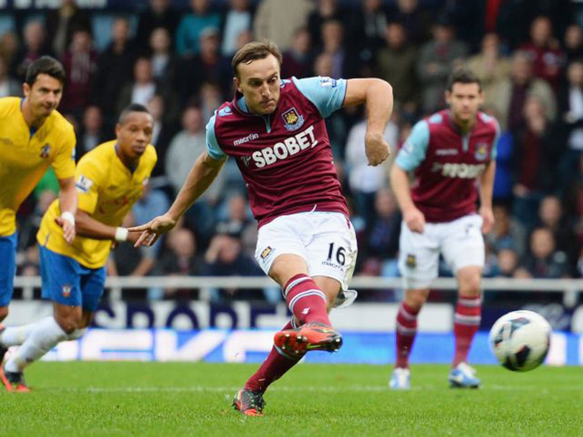 West Ham midfielder Mark Noble returns from suspension for visit of ...