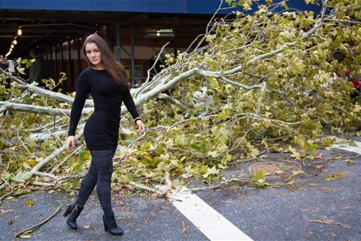 Hurricane Sandy model: ‘I wasn’t posing’ | The Independent | The ...