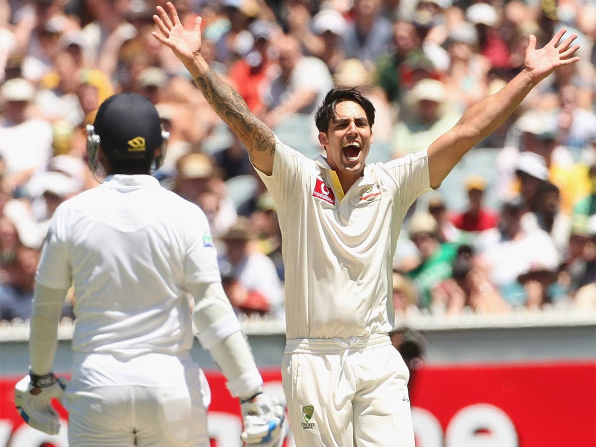 Mitchell Johnson bags 200th wicket | The Independent | The Independent
