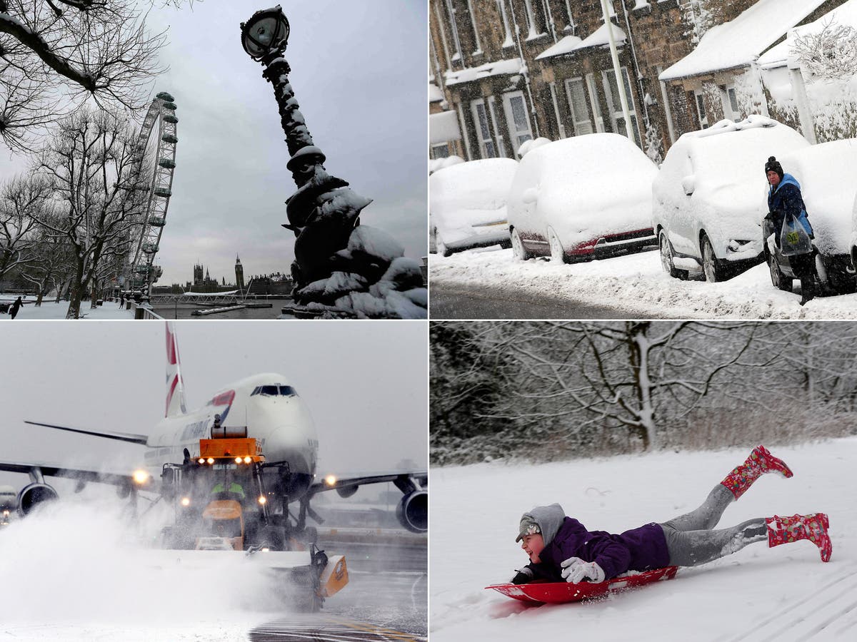 Woman found frozen to death after snow brings chaos to Britain | The ...