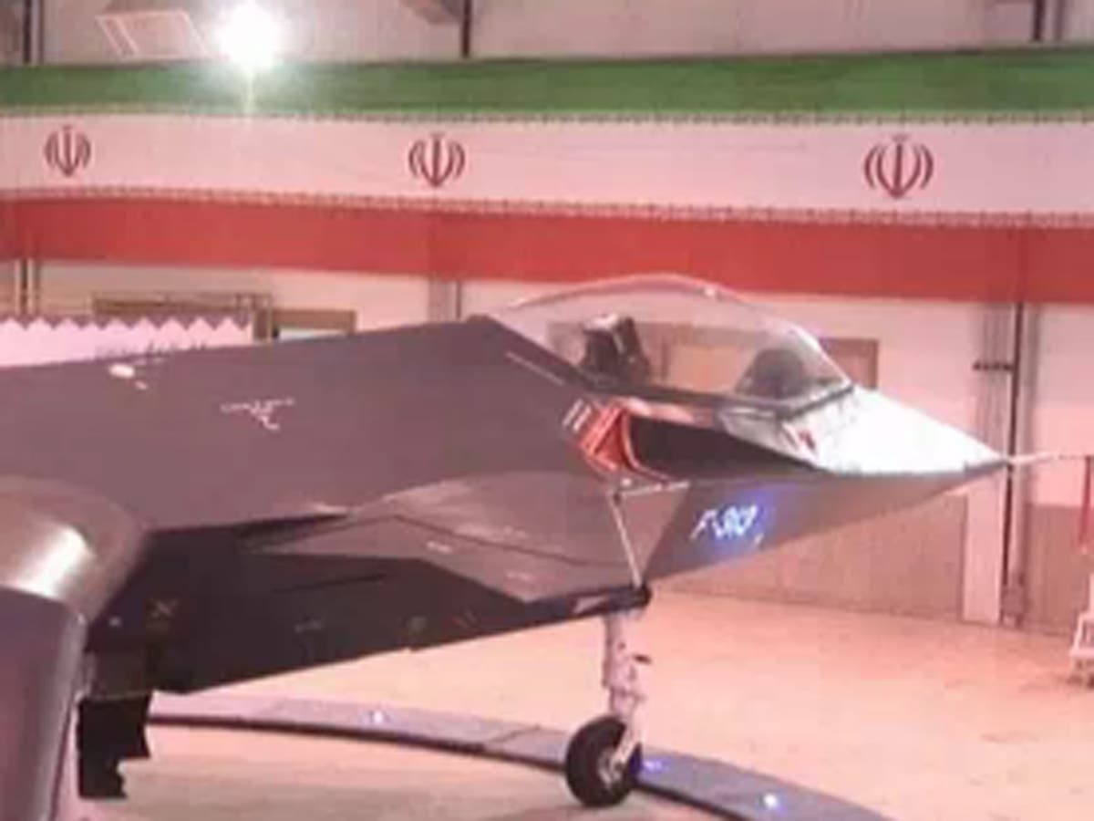 Video: Iran unveils 'peaceful' stealth plane | The Independent | The ...