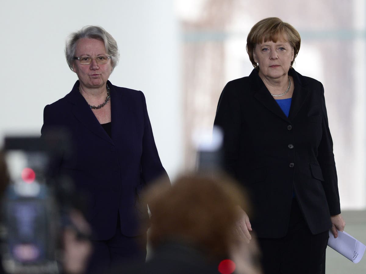 Angela Merkel ally quits over 'copied' PhD | The Independent | The ...