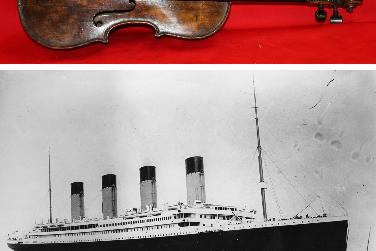 Authenticity row erupts after violin played moments before the Titanic ...