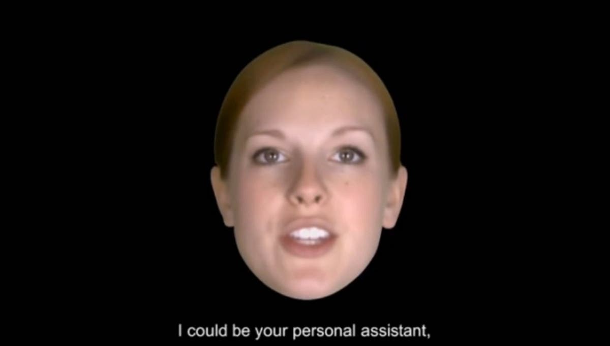 'Red Dwarf-style' computerised talking head with full range of human ...