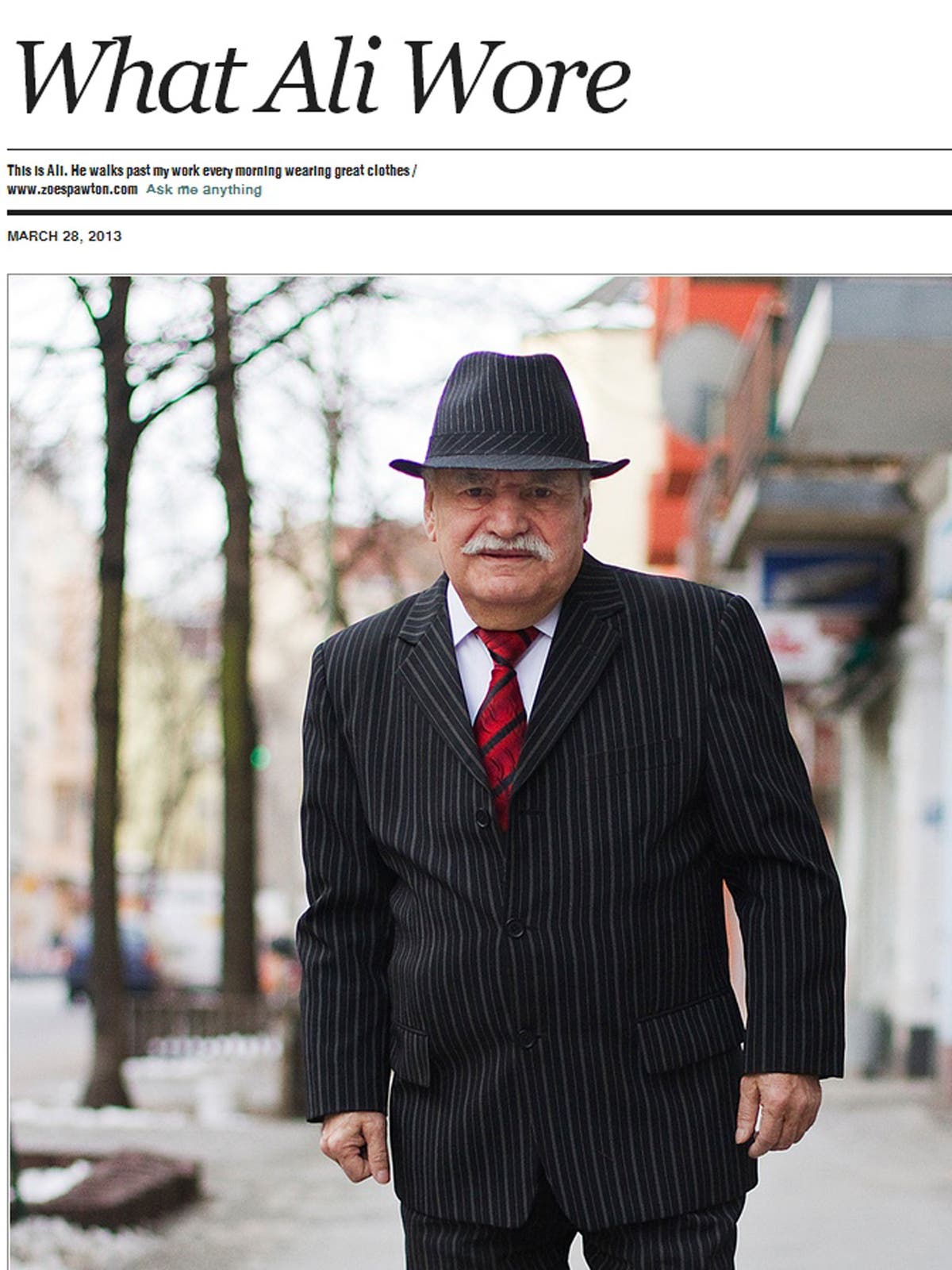 Sartorial Ali: the newest street-style superstar is a Turkish tailor ...