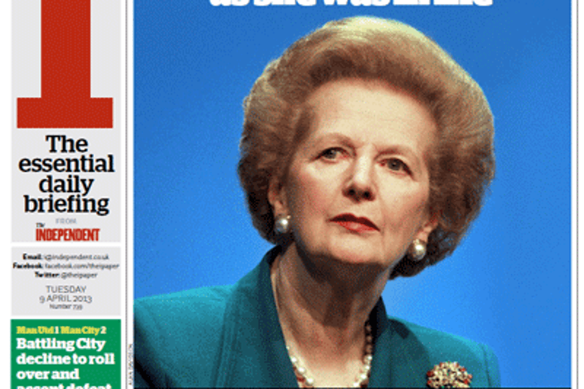 i Editor's Letter: Margaret Hilda Thatcher | The Independent | The ...