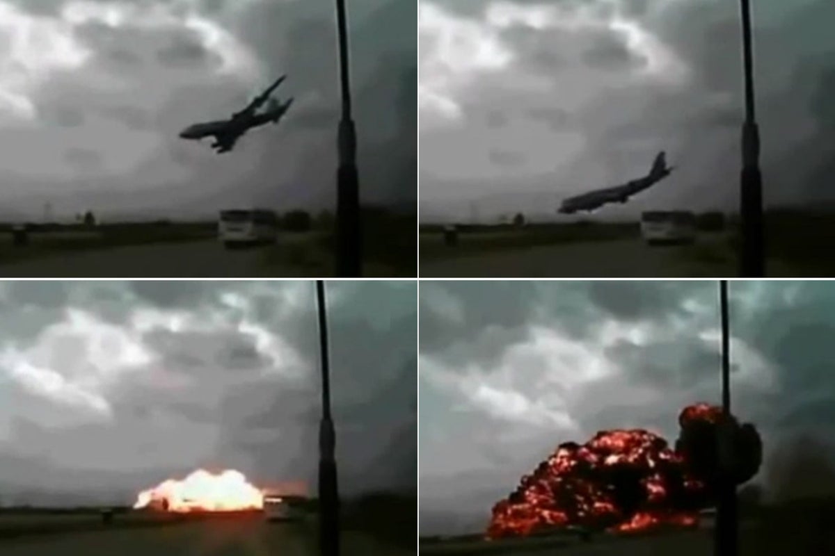 Video: Boeing 747 cargo plane crash in Afghanistan | The Independent ...