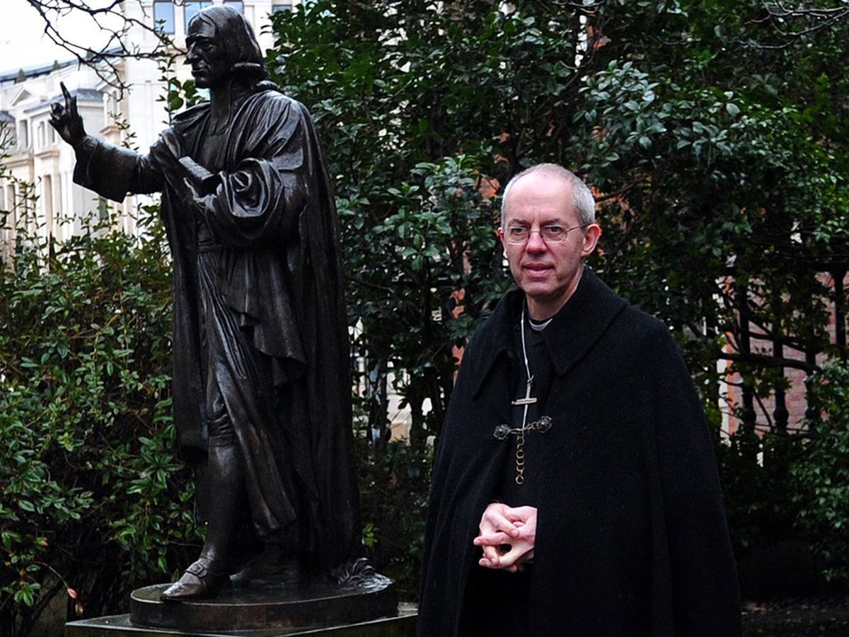 Archbishop of Canterbury, Justin Welby, abandons his support for civil ...