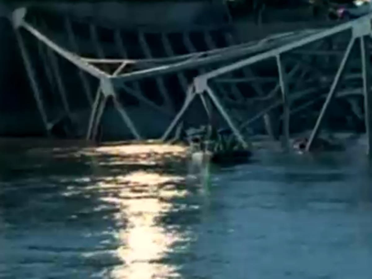 Video: Bridge linking Washington and Canada collapses | The Independent ...
