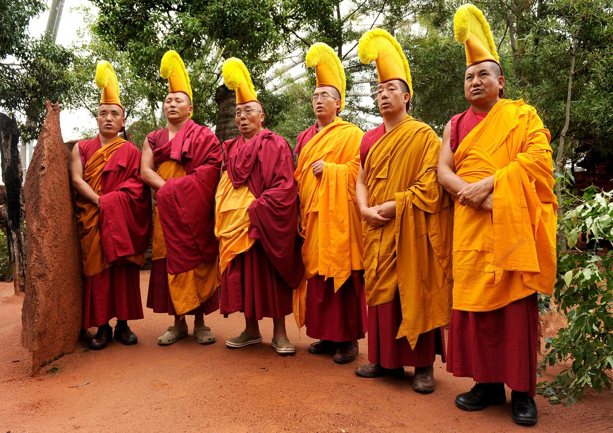Glastonbury 2013: The Dalai Lama's monks bring oasis of calm to the ...