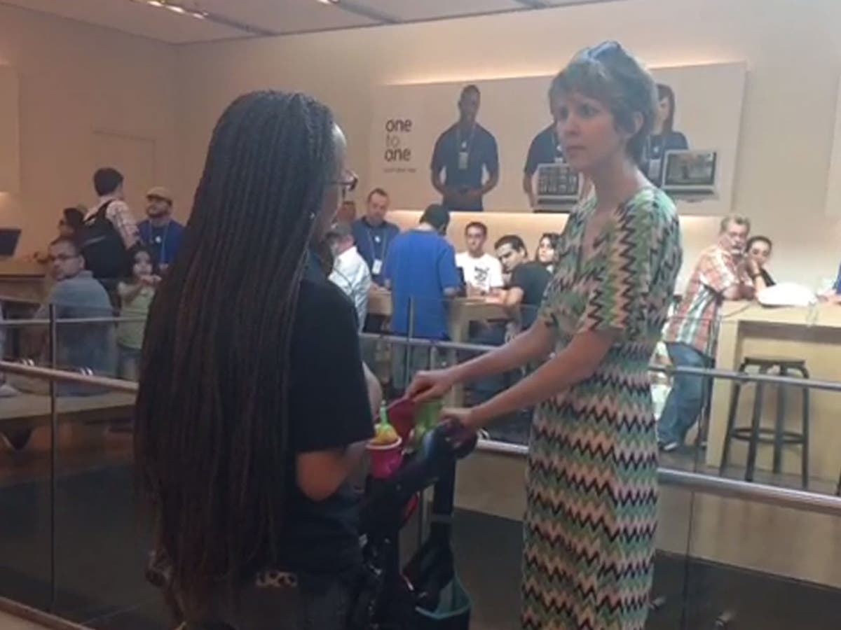 Apple store woman's rant becomes a viral hit | The Independent | The ...