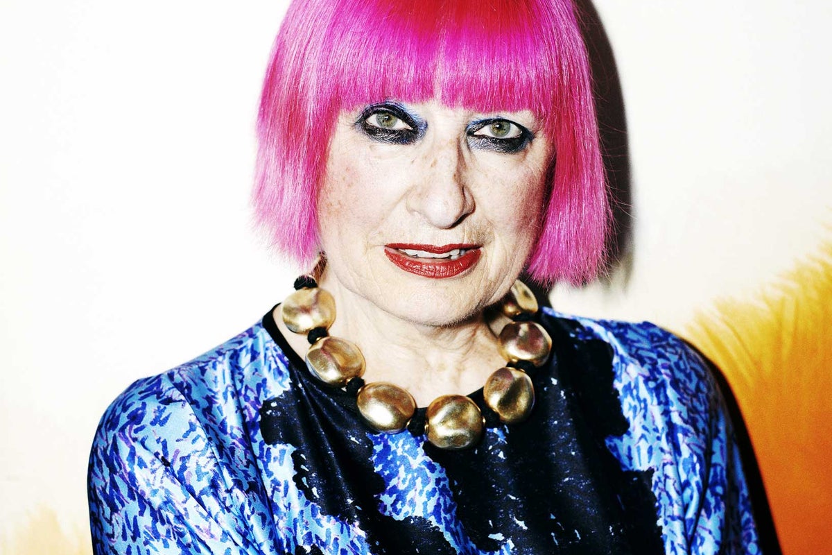 Zandra Rhodes: The fashion icon talks embarrassing mums, Freddie ...