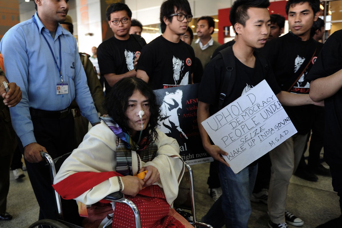 World's longest running hunger striker Irom Sharmila heads to court ...