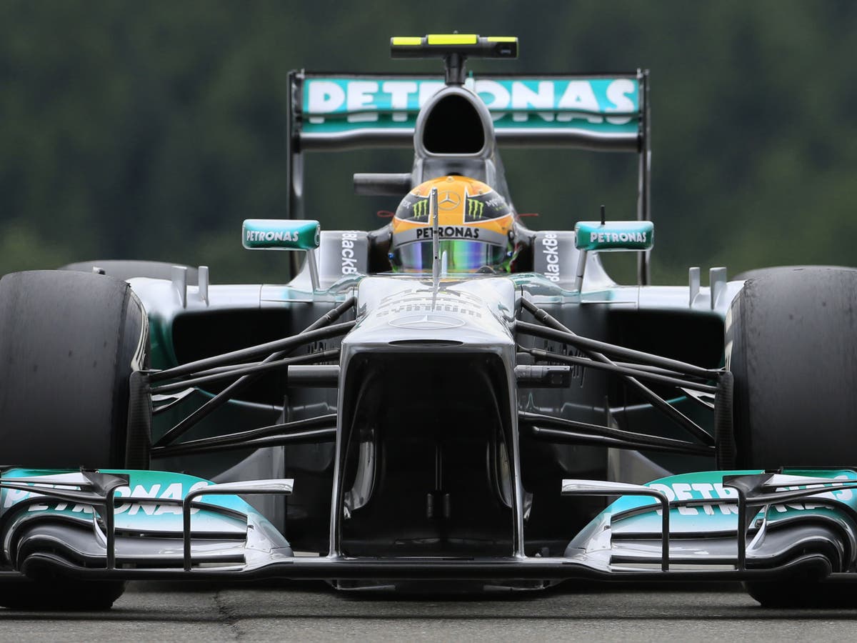 Belgian Grand Prix: Lewis Hamilton reigns in the rain for Mercedes ...