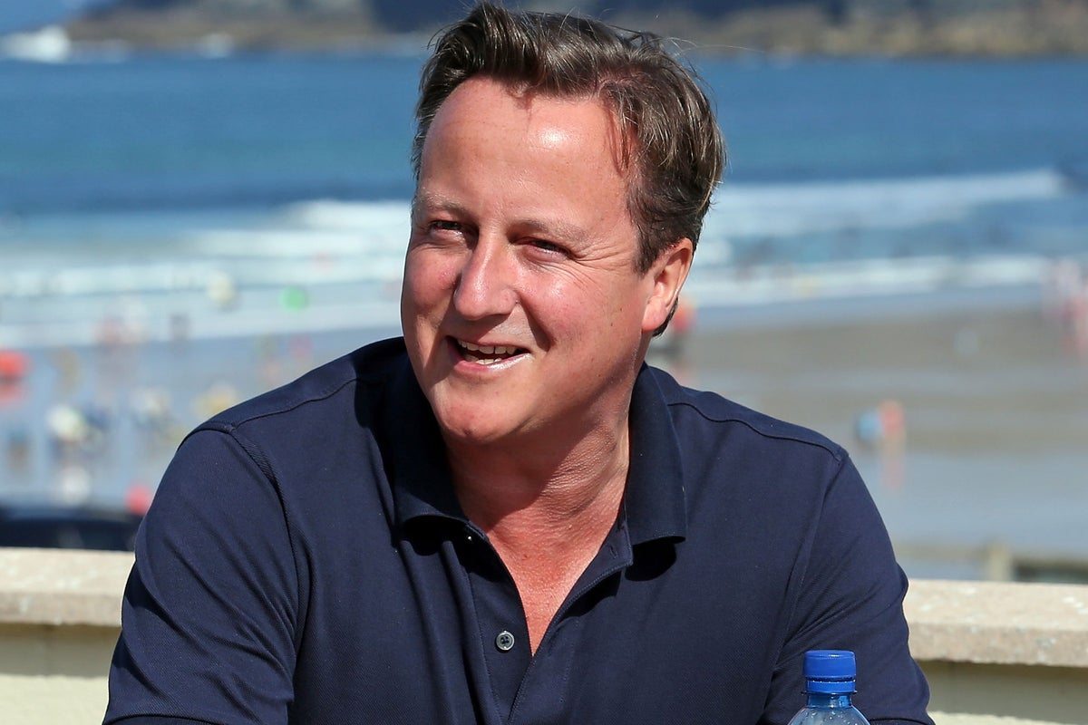 David Cameron shows even true blues turn red | The Independent | The ...